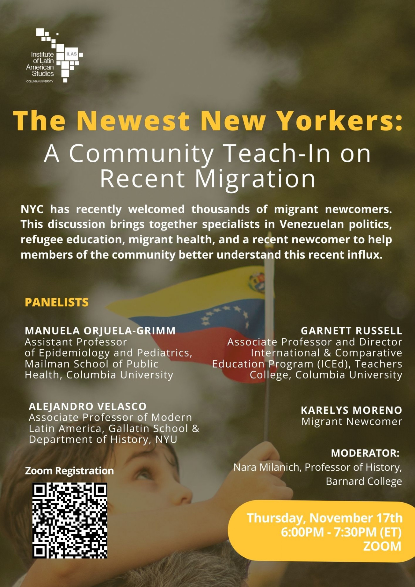 The Newest New Yorkers: a Community Teach-in on Recent Migration ...